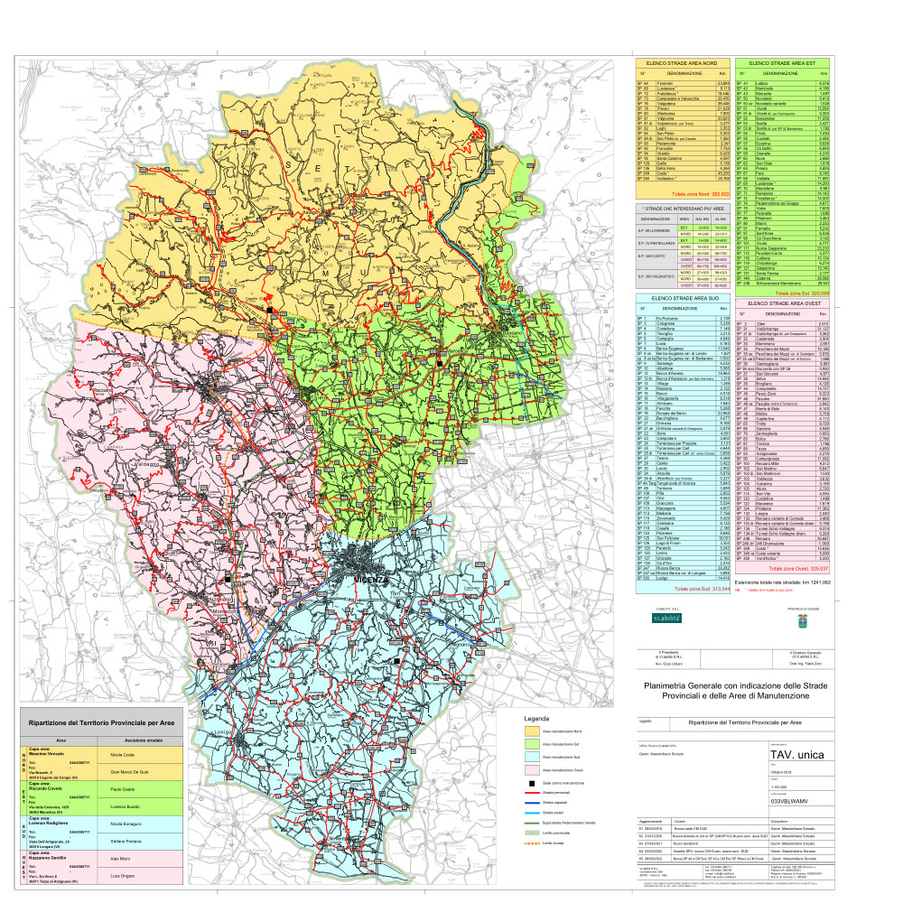 Rete stradale e lavori ultimati - Vi.abilità srl